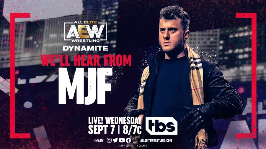 MJF Announced For AEW Dynamite